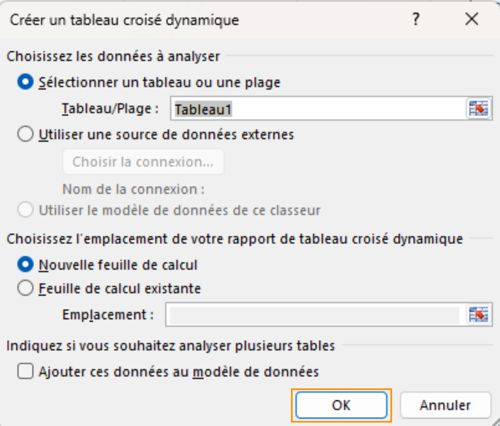 Tableau croisé dynamique - Excel — Rennes Metropole